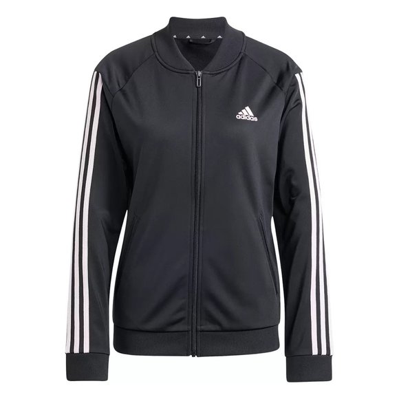 adidas | Jackets & Coats | Nwt Adidas Womens 3 Stripe Tricot Track ...